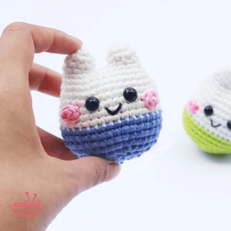 Mini Teeth amigurumi - Free crochet pattern by Amibuzz - Amivui Studio