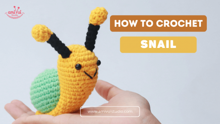 Craft Your Own Mike Wazowski Amigurumi - Free Tutorial - Amivui Studio