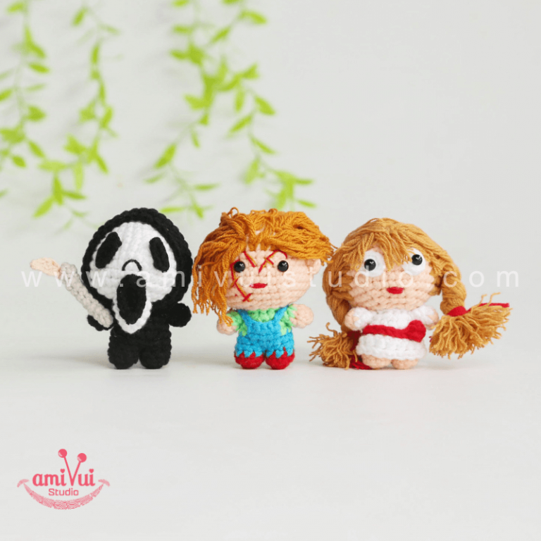 Amigurumi Chucky doll free crochet pattern - Amivui Studio