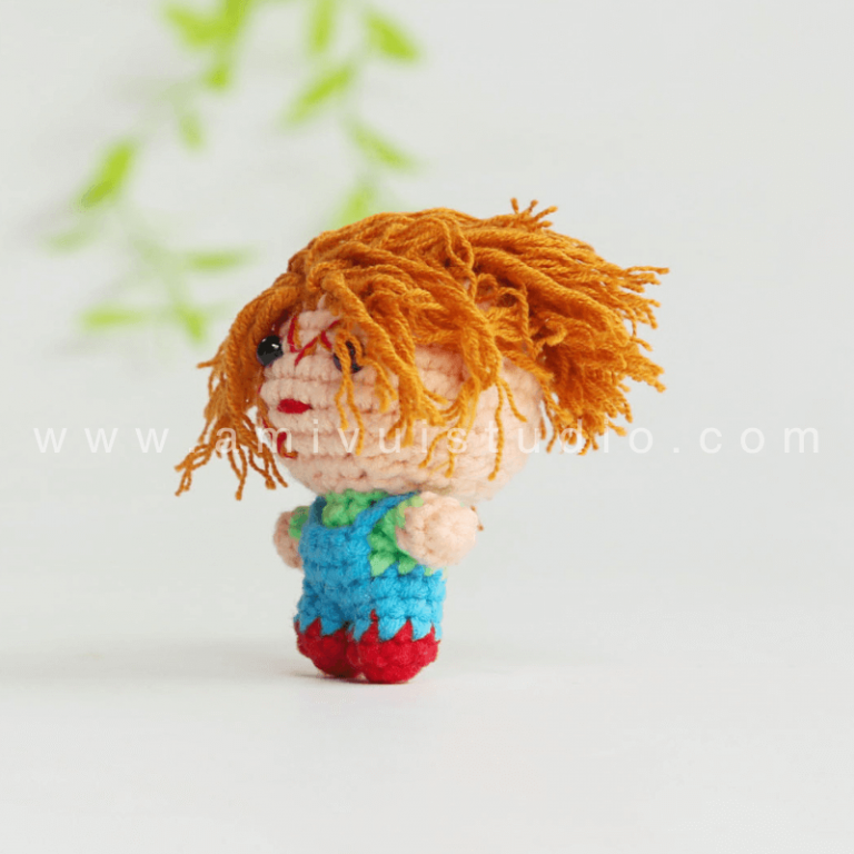 Amigurumi Chucky doll free crochet pattern - Amivui Studio